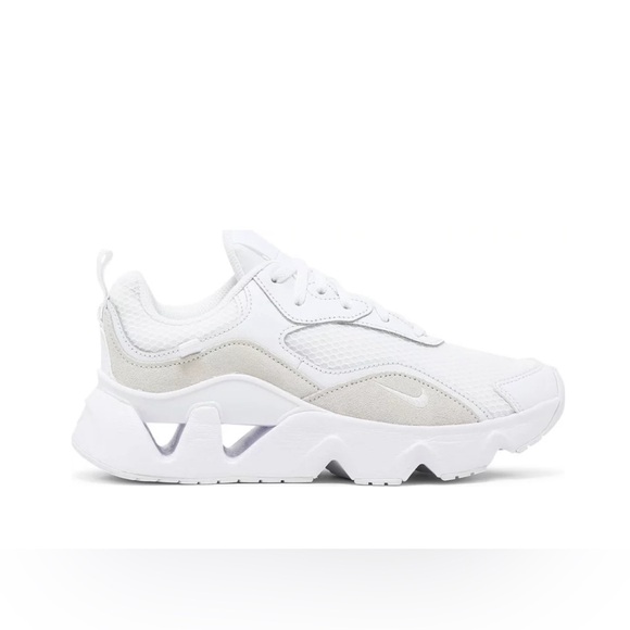Nike | Shoes | Nike Ryz Ii 365 Womens White Chunky Casual Running Shoes Sz 9 Leather Mesh | Poshmark